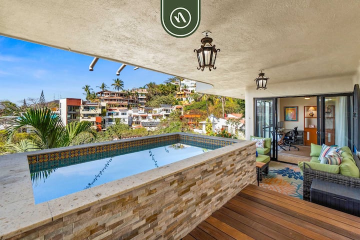 Mexican 2 Br Condo - Private Pool - Romantic Zone - Puerto Vallarta