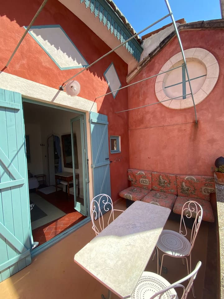 Syrius - Logement D'artiste Avec Terrasse Et Vue - Fontaine-de-Vaucluse