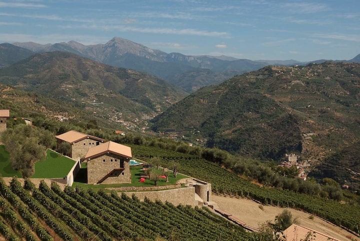 Stone Farmhouses Among Olives And Vines - Bordighera