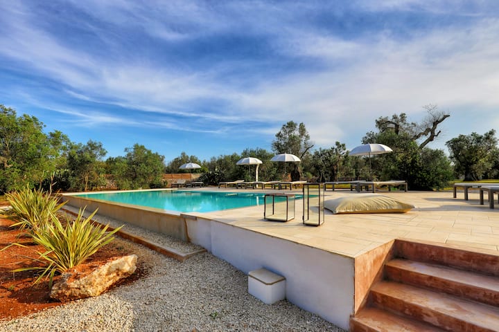 Villa With Pool Among Olive Trees In Puglia - Santa Cesarea Terme