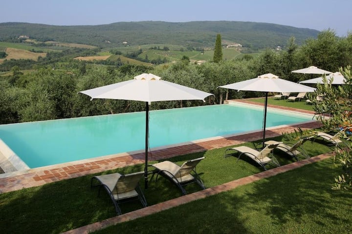Historic Farmhouse Overlooking San Gimignano - San Gimignano