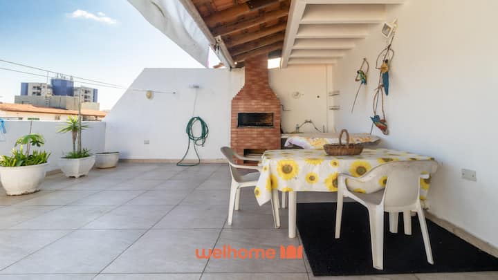 Cobertura No Guarujá A 450m Da Praia Da Enseada - Guarujá