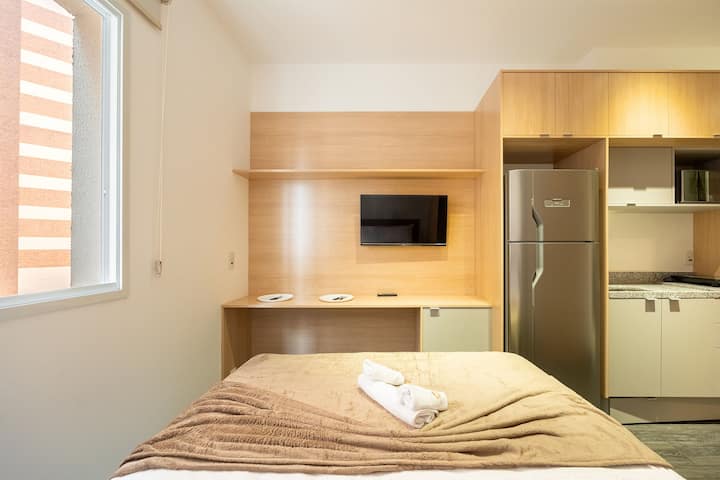 Lindo Estudio Em São Caetano Barcelona Ap212 - Santo André