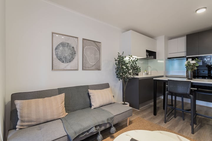 Chic Providencia Retreat Cozy 1br For 3 Guests - Las Condes