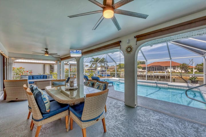 Punta Gorda 3-bdrm Canalfront Vacation Pool Home - Punta Gorda, FL