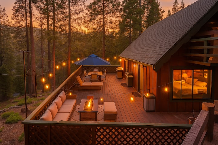 Piece Of Paradise ~  Dream Deck + A/c - Shaver Lake, CA