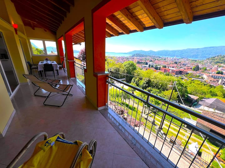 Penthouse Valentino With Terrace Lake View - Verbania