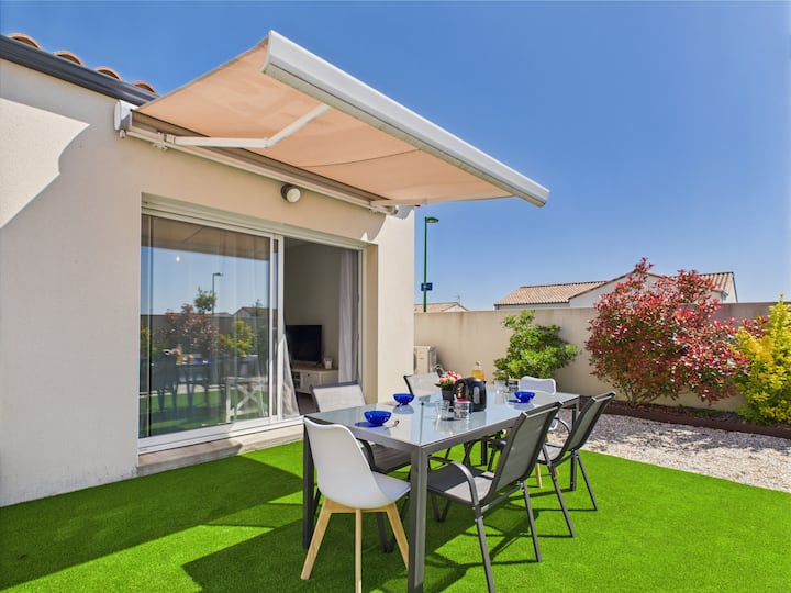 Jolie Maison Pour 6 Avec Jardin - Plage de Saint-Vincent-sur-Jard