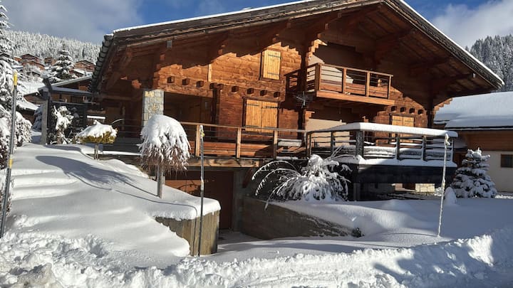 Spacieux Chalet Face Aux Pistes Et Rdv Esf Carrets - Areches Beaufort