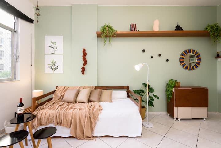 Viva A 260m Da Praia De Copacabana! A/c, Wi-fi, Tv - Rio de Janeiro