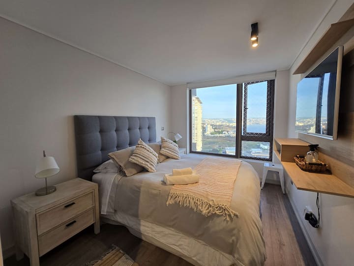 Hom I Depto 3d2b En Reñaca Con Vista Al Mar - Concón