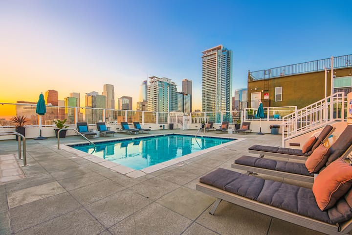 Industrial-style 2br Condo Downtown La W/rooftop - Los Angeles, CA