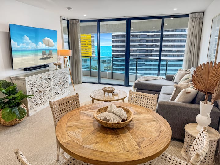 Luxury Oracle Tower 2 Ocean Views 2br Lvl 15 Pool - 브로드비치