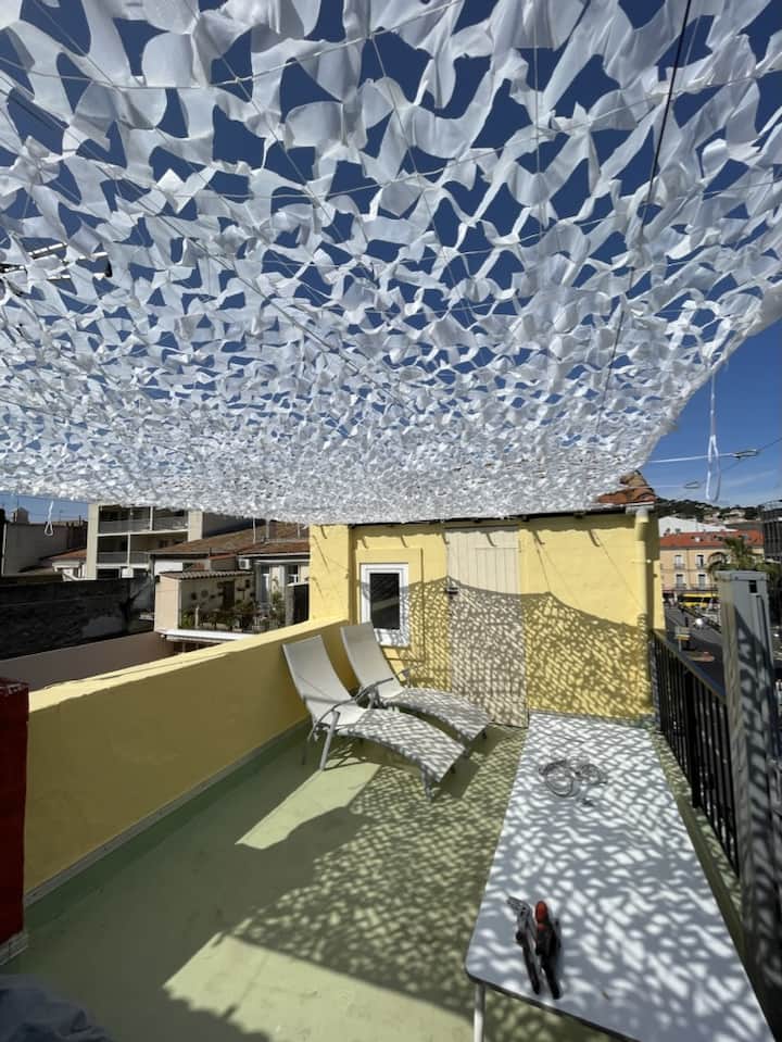 Triplex Avec Terrasse En Rooftop, Au Coeur De Sète - Frontignan