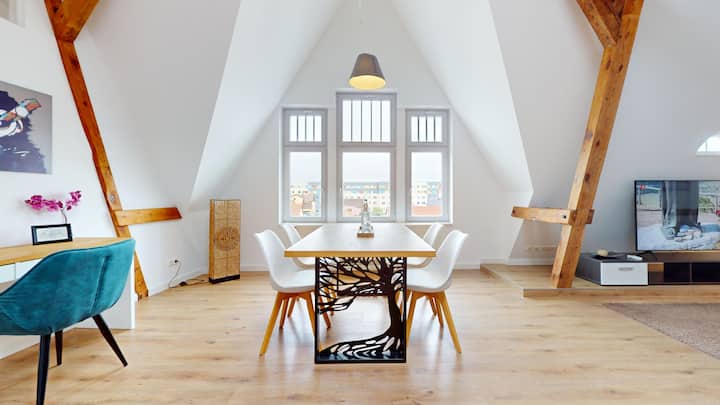 Premium-appartement-salle De Bain Privée-vue Ville - Senftenberg