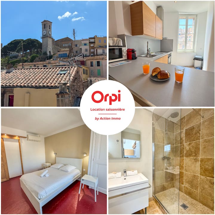 Wood Door - Forville Suquet View - Cannes