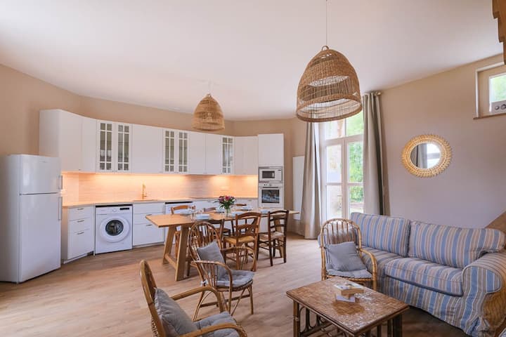 Maison 10 Personnes, Piscine - Linxe