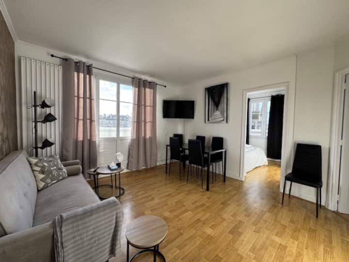 Appartement Central Avec Balcon - Vue Sur Château - Caen
