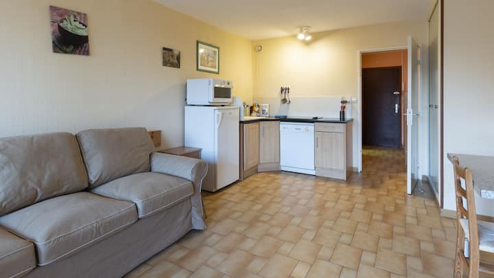 Studio Vue Mer 4 Pers, Loggia éQuipée, Plage à 50m - Agde