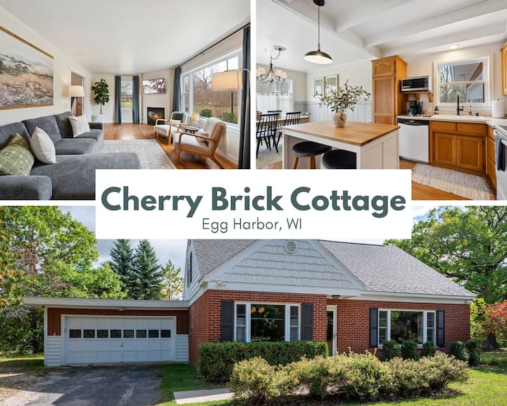 Cherry Brick Cottage-charming Egg Harbor Retreat - Egg Harbor, WI