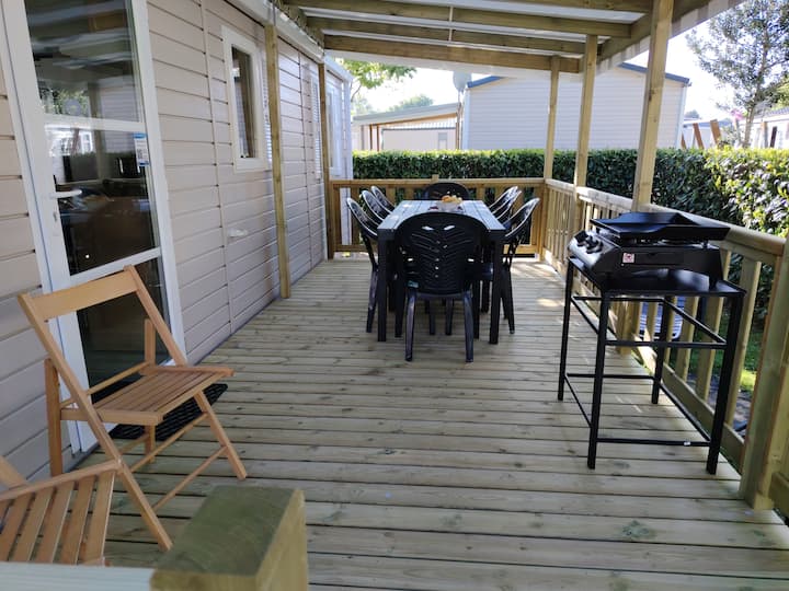 Mobilhome La Réserve - 3 Ch - 8 Pers - Terrasse - Gastes