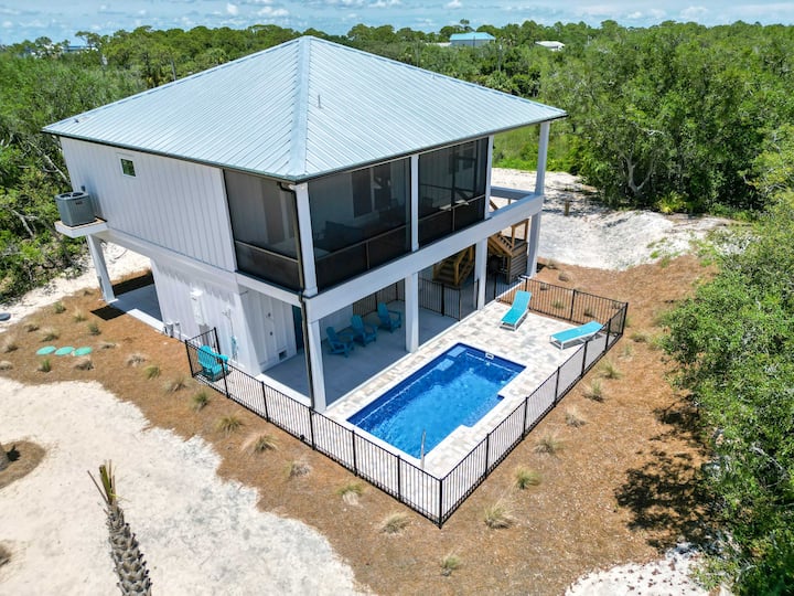 St George Island Home Wprivate Pool Pet Friendly - St. George Island, FL
