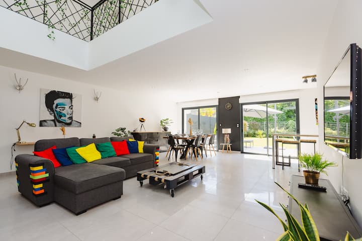 La Villa Pop & Steel - Maison Avec 4 Chambres - Chartres-de-Bretagne