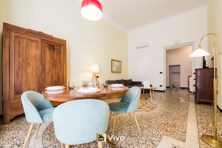 Vivo - Aquarium 3' | A/c | Wifi | City Center - Genoa