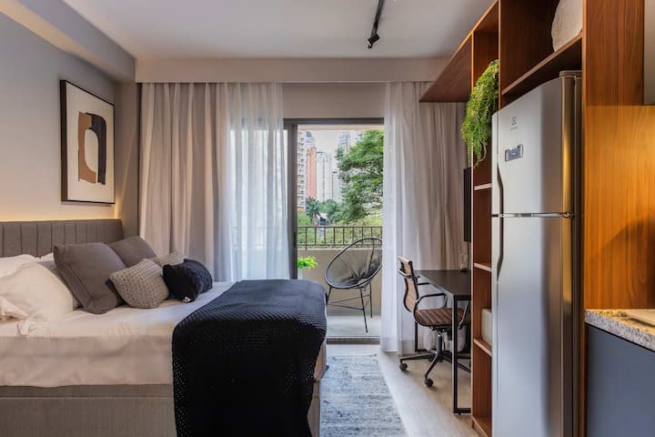 Full Studio 1 Km From Ibirapuera | Vc208 - Liberdade