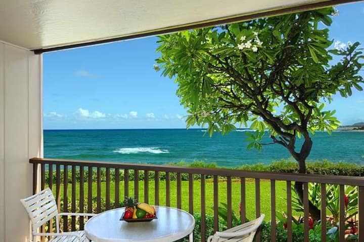 Wailua Bay View 110 Oceanfront & Centrally Located - Kapaʻa, HI