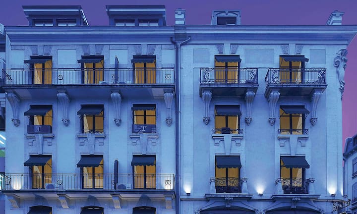 Suite Kitchenette At Hotel Tiffany By Fassbind - Genève