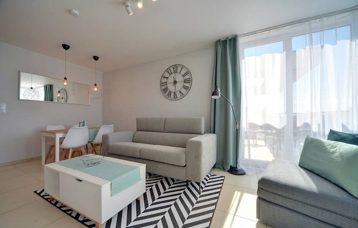 Niechorze Klifowa 46b | Family Apartment | Parking - Niechorze