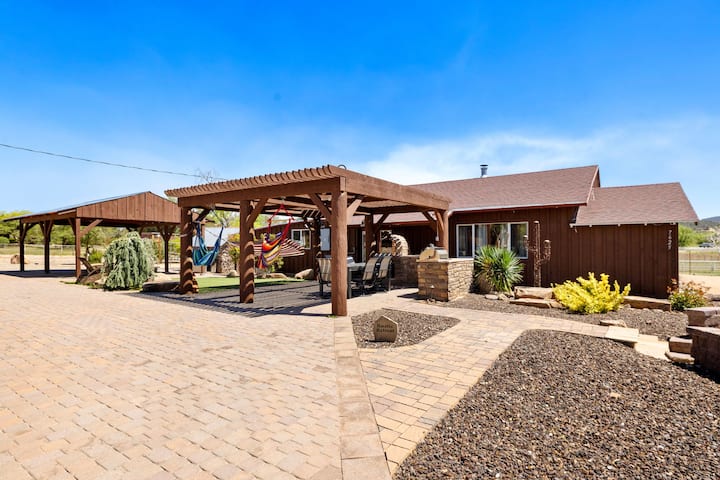 Zebra Ranch 3-br House | Mtn Vu•trails•spa•rqt Bal - Prescott, AZ