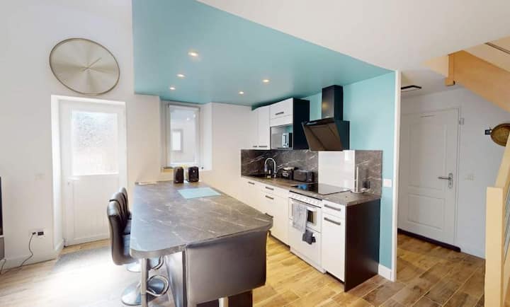 Maison Cosy à 2 Pas De La Mer - Séjour à Deux - Luc-sur-Mer