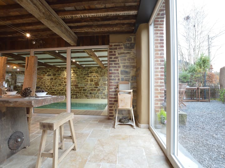 Maison En Pierre à Theux Avec Piscine - Aywaille