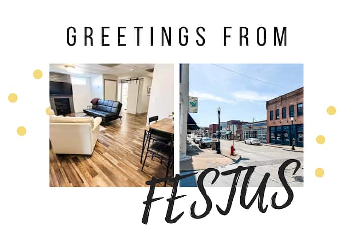 Stay On Festus Main 2 Bedroom 1.5 Bath Near Mercy - Crystal City, MO