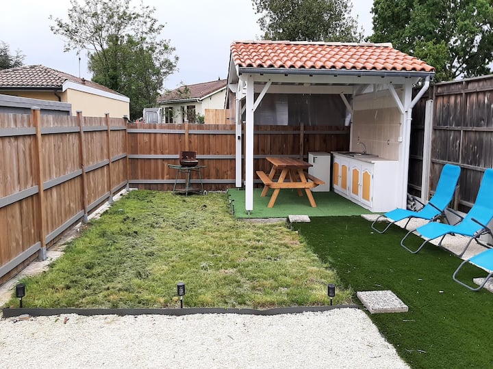 Maison Arcachon Avec Jardin Et Cuisine Extérieure - Bassin d'Arcachon