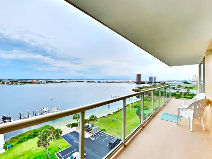 Sabine Yacht & Racquet 8d, Bayfront/boat Slip/pool - Pensacola Beach, FL