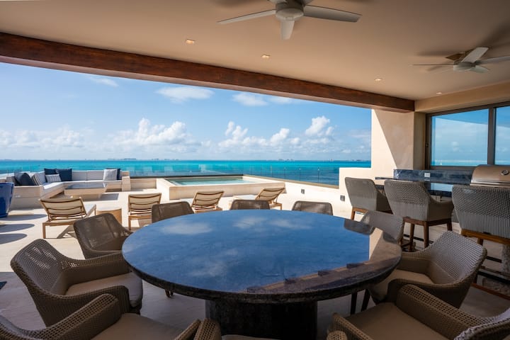 Exclusive Penthouse | 5br | Private Roof W/ Pool - Isla Mujeres
