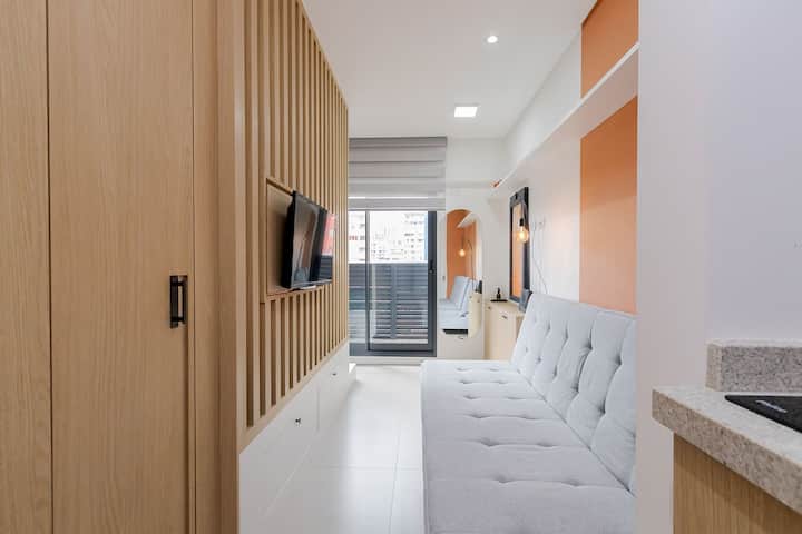 Centro | Estúdio Com Piscina E Garagem | C229 - Curitiba