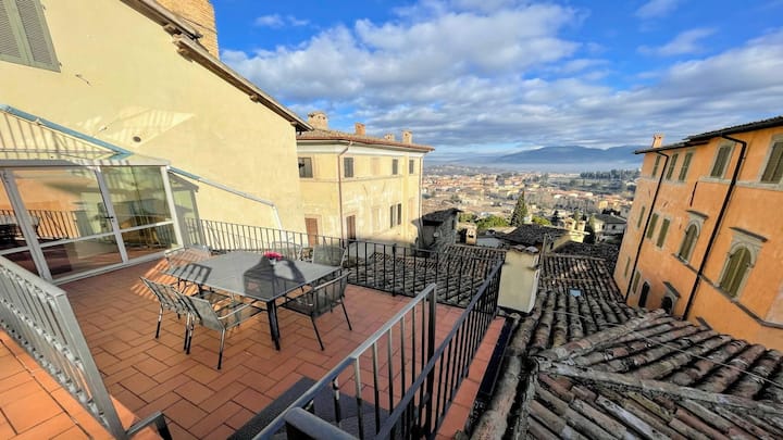 Appartement Pour 6 Personnes Avec Terrasse Dans Le - Spoleto