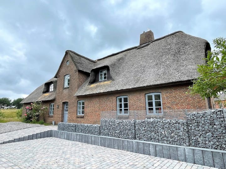 Ferienwohnung Gotteskoog Im Reetdachhaus Bongsiel - Leck