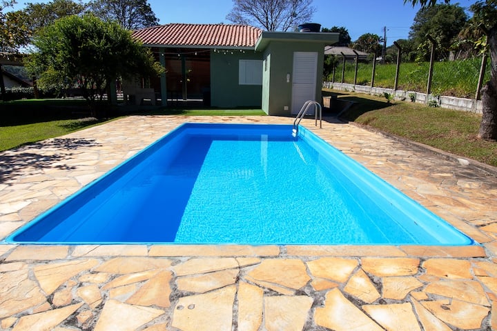Incrível Chácara Com Lazer Completo,wifi E Piscina - Bragança Paulista