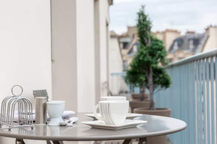 Habitat Parisien - 1ch/1sdb-climatisé - Terrasse - Moulin Rouge