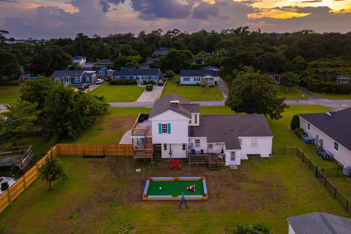 Son Of A Sailor|game Room·soccer Pool·fenced Yard - Morehead City, NC