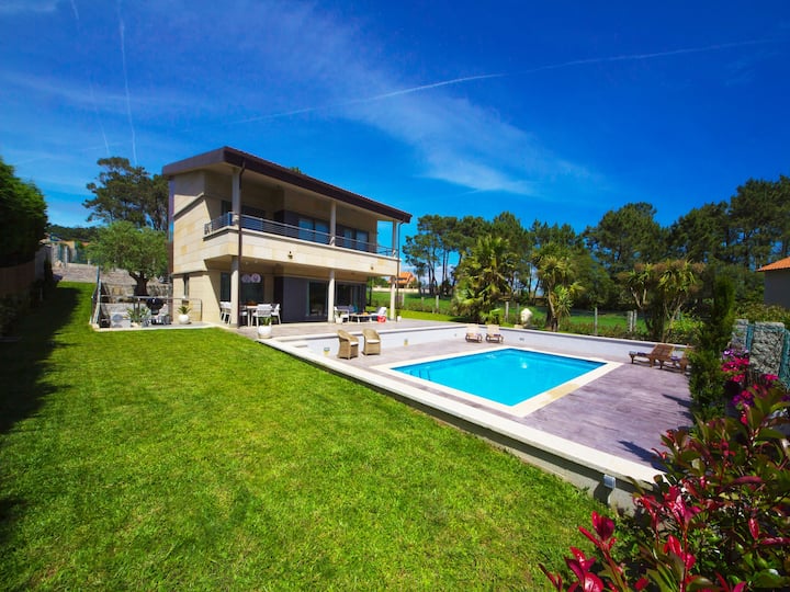 Villa à Sanxenxo Avec Vue Mer Et Piscine - Sanxenxo