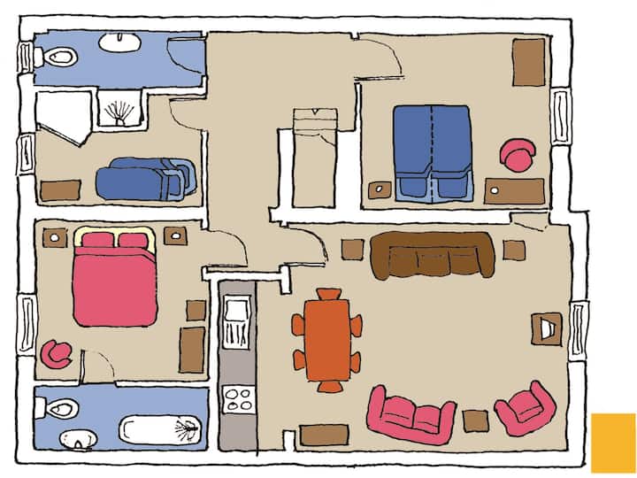 Appartement-salle De Bain Privée-the Pines - Shanklin