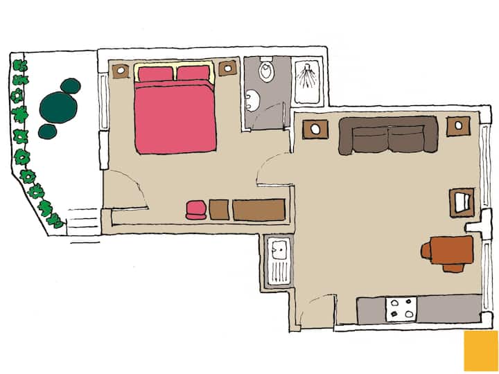 The Den Ground Floor Apartment - Isle of Wight