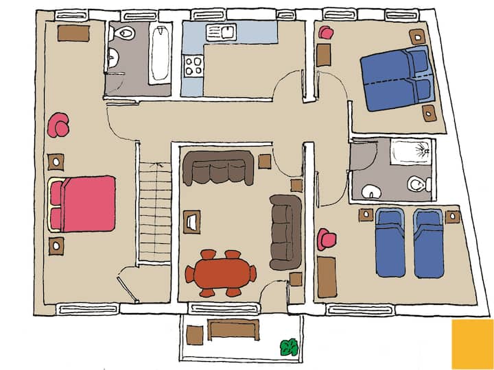 Cherry Tops Apartment First Floor - Mount Bay