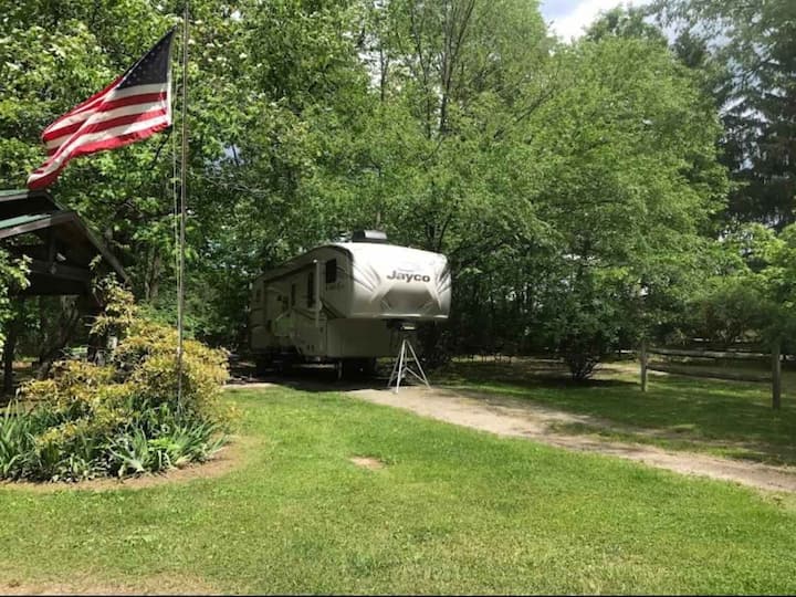 Full Hook Up 30 Amp Up To 36ft Pull Trough Site On - Colton Point State Park, Wellsboro